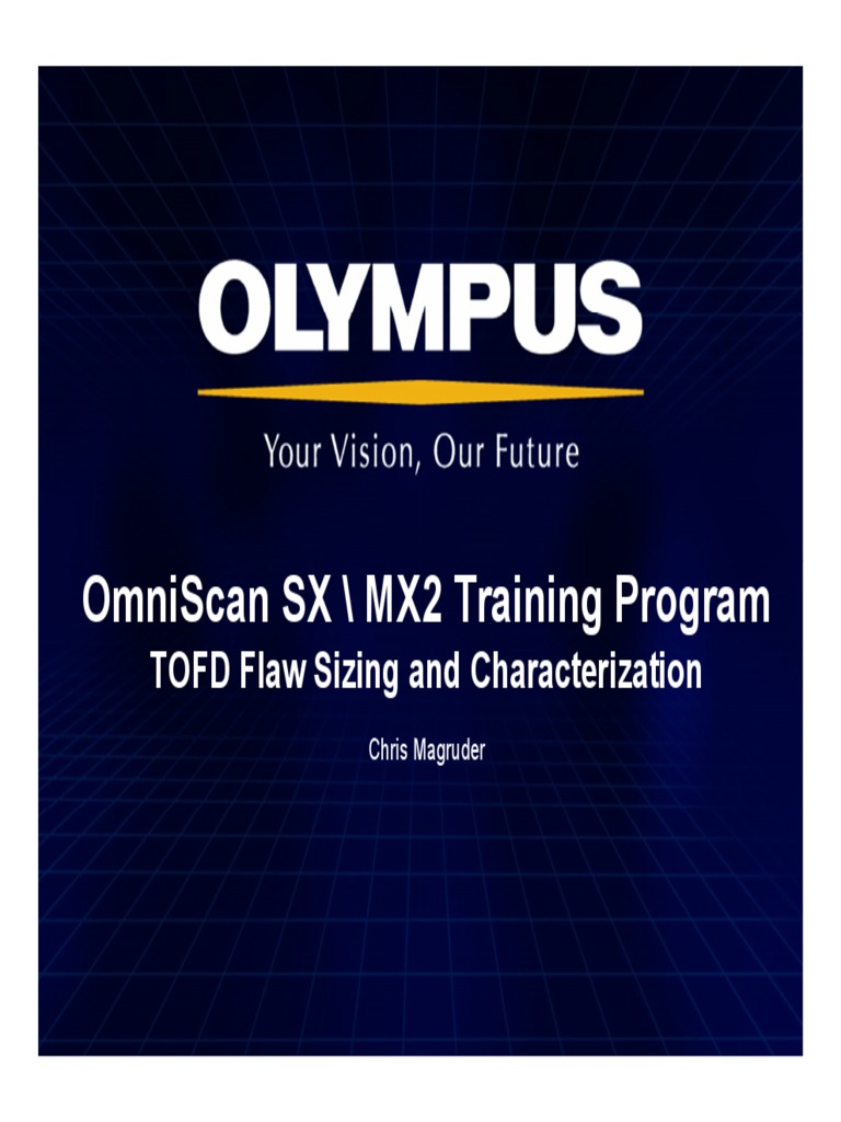 OmniScan TOFD Flaw Sizing Guide | PDF | Image Scanner | Welding
