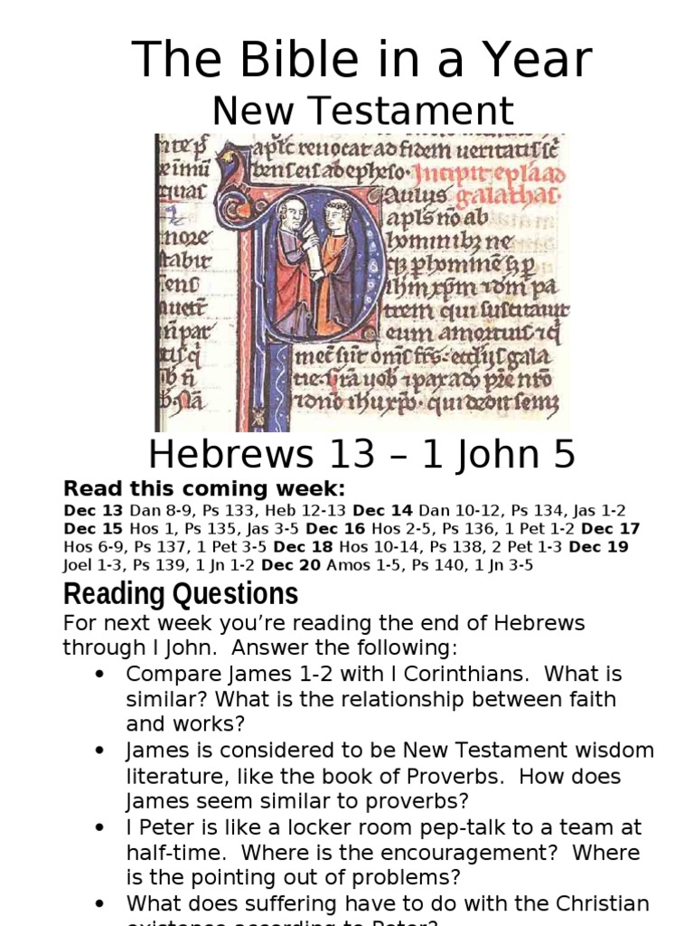 7 NT Hebrews 15 To I John | PDF | Epistle | Paul The Apostle