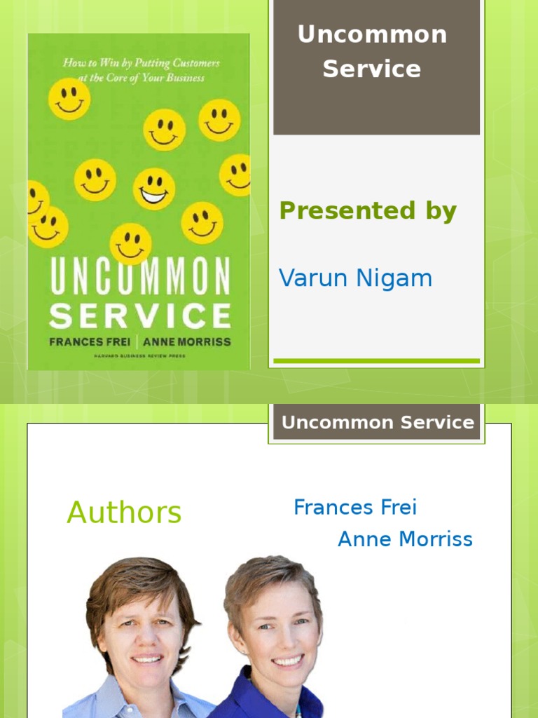 Uncommon Service: Presented by | PDF | Foreign Direct Investment ...