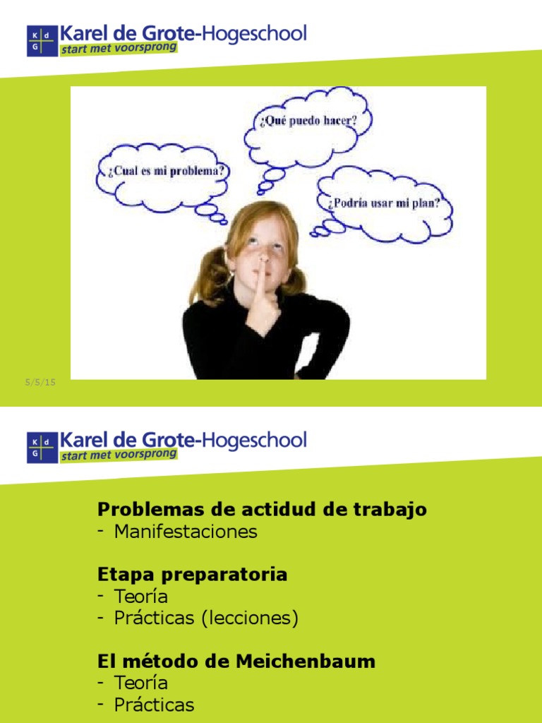 Método Meichenbaum | PDF | Epistemología | Conceptos psicologicos