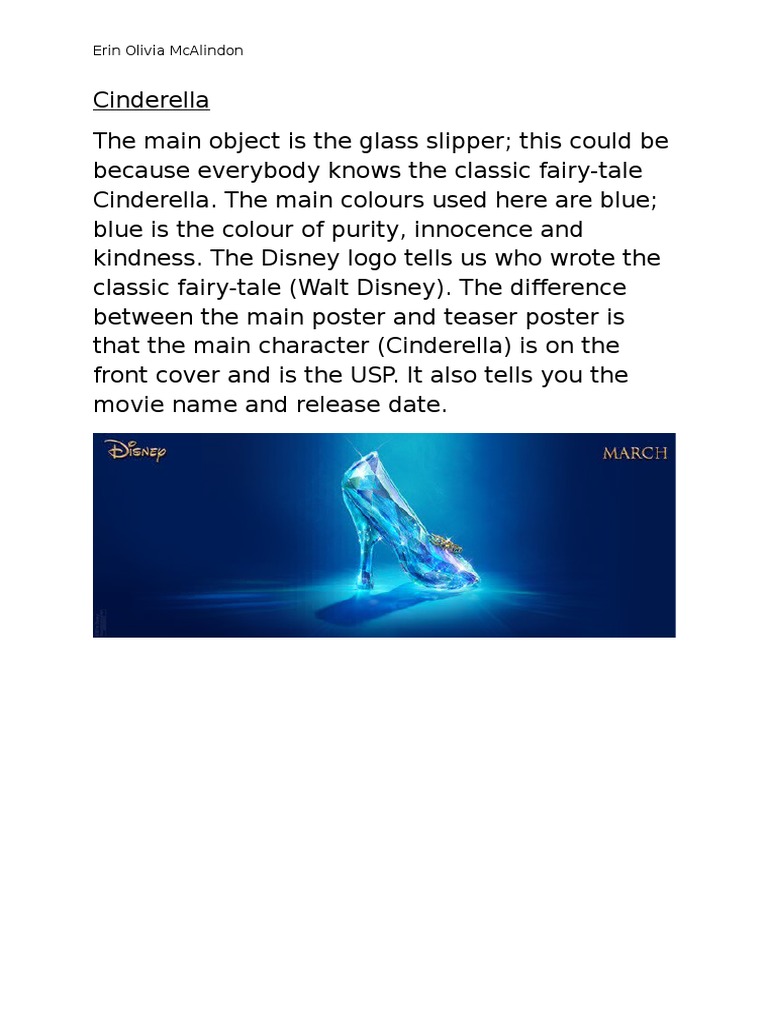 Disney's Cinderella Insights | PDF | The Walt Disney Company