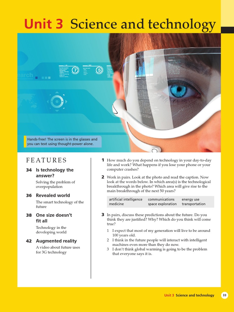 Sample Unit 3 Life 5 Ame | PDF | Augmented Reality | Appropriate Technology