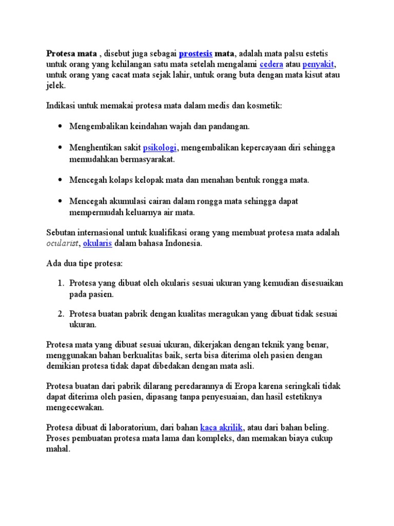 Protesa Mata | PDF