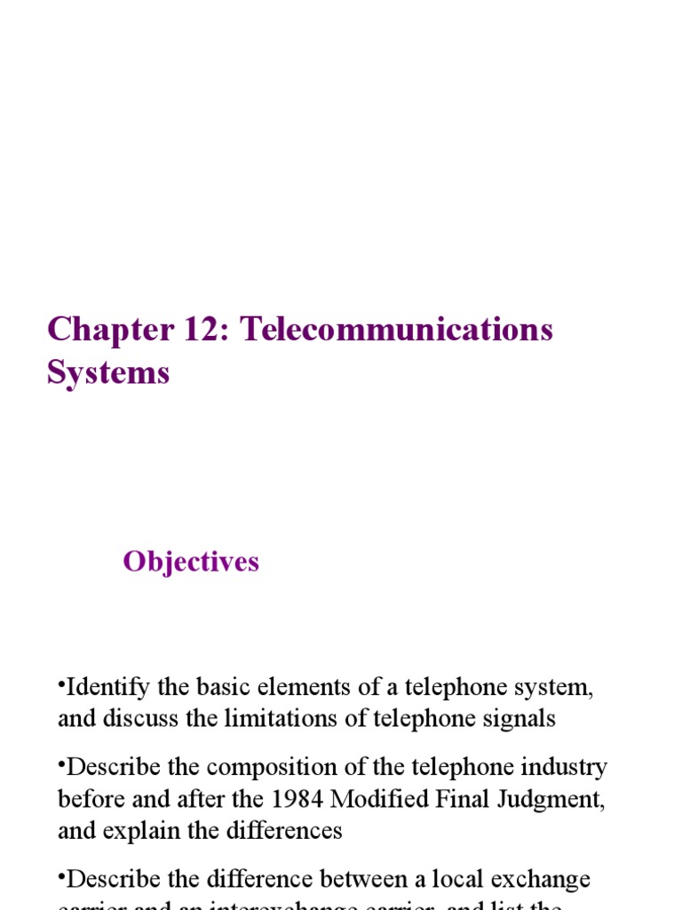 Basic of Telecommunication | PDF | Digital Subscriber Line | Telephone ...