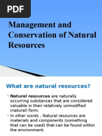 Overview of Natural Resources Management | PDF