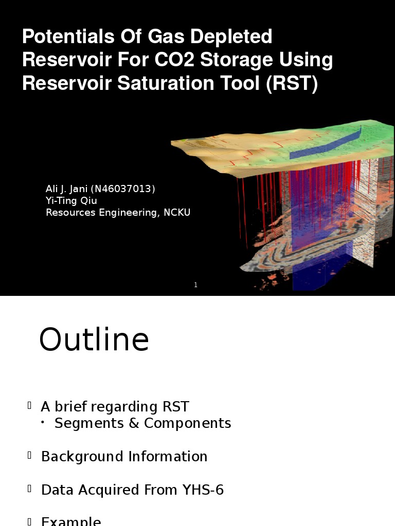 Reservoir Saturation Tool | PDF | Petroleum Reservoir | Gamma Ray
