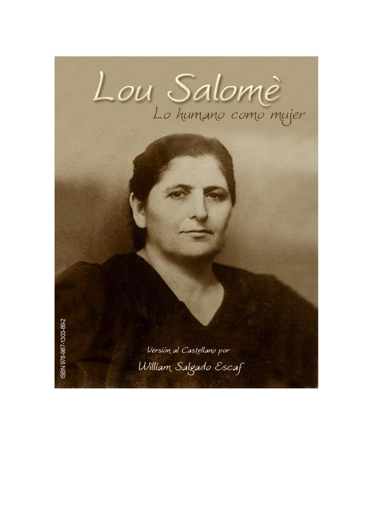 Lou Andreas-Salomé: Libertad y Pensamiento | PDF | Reproducción | Mujer