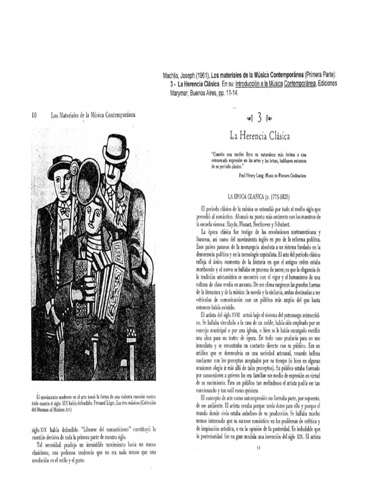 Machlis Joseph Los Materiales de La Musica Contemporanea PDF | PDF