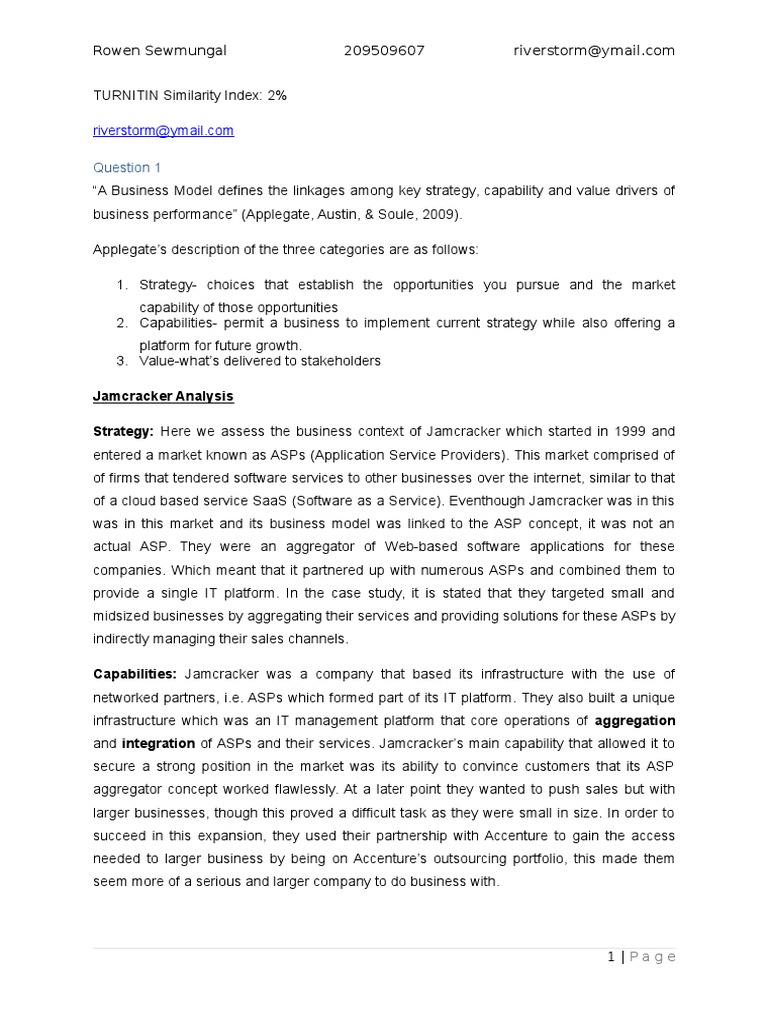 Jamcracker | PDF | Strategic Management | Software As A Service