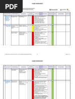 HAZID Worksheet FORM | PDF