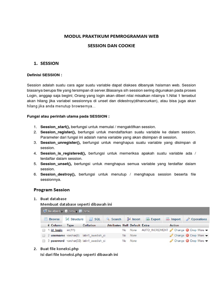 MODUL Login | PDF