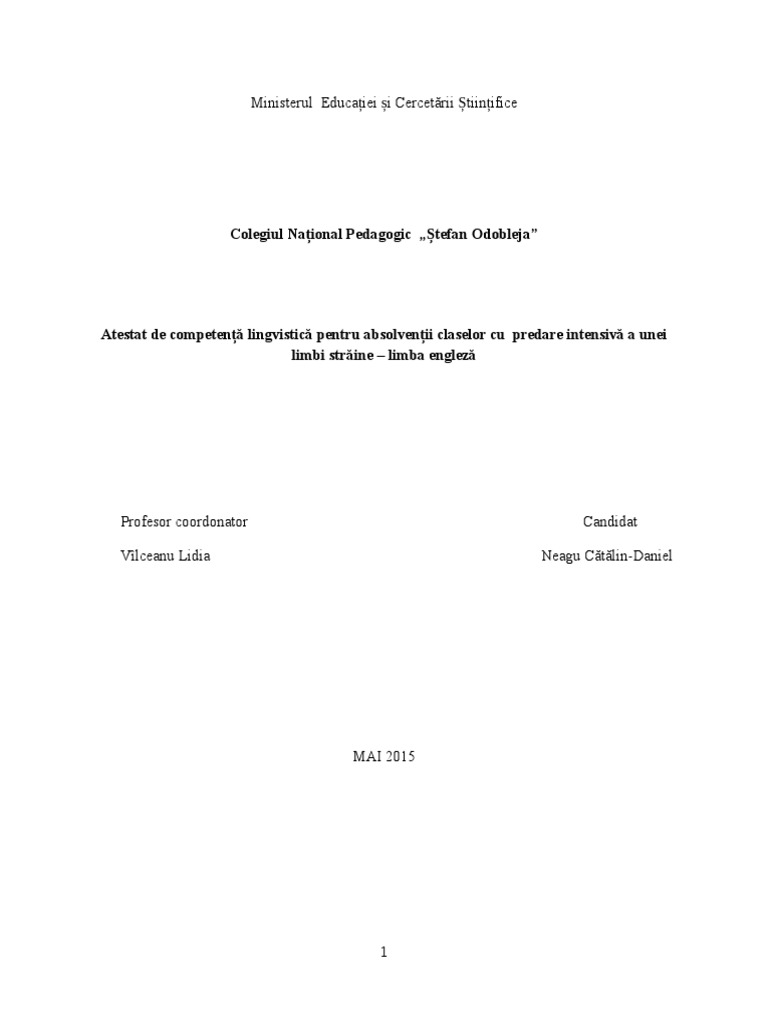 Atestat Engleză - Var. Finală x3 | PDF | International Space Station ...