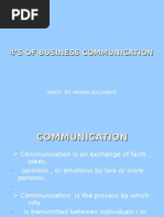 7C's of Communication Presentation | PDF | Communication | Human ...