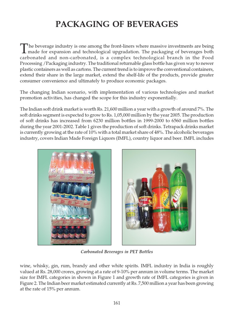Beverage Packaging Innovations in India | PDF | Cooking, Food & Wine
