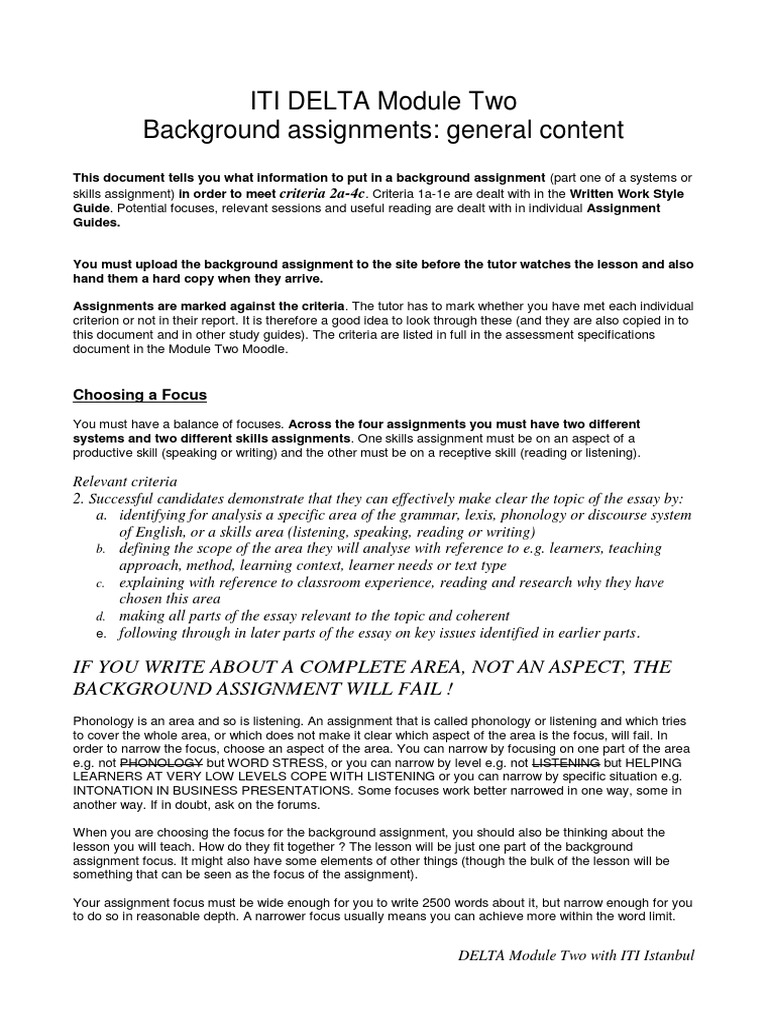 Background Assignments | Attention | Top Down And Bottom Up Design ...