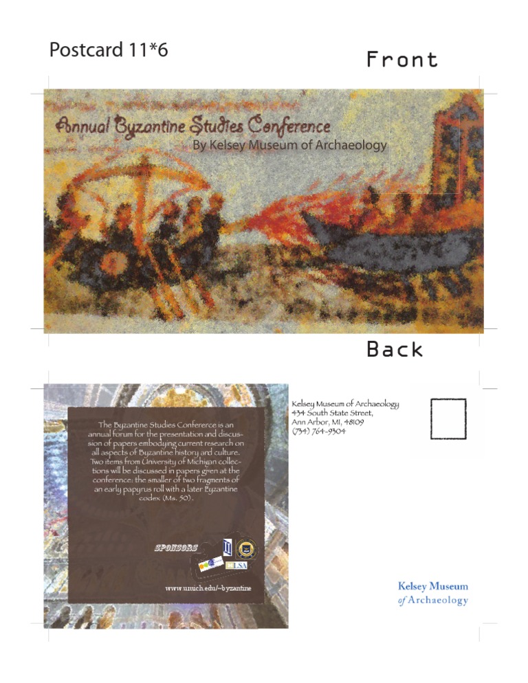 Byzantine Postcard Sponsors | PDF