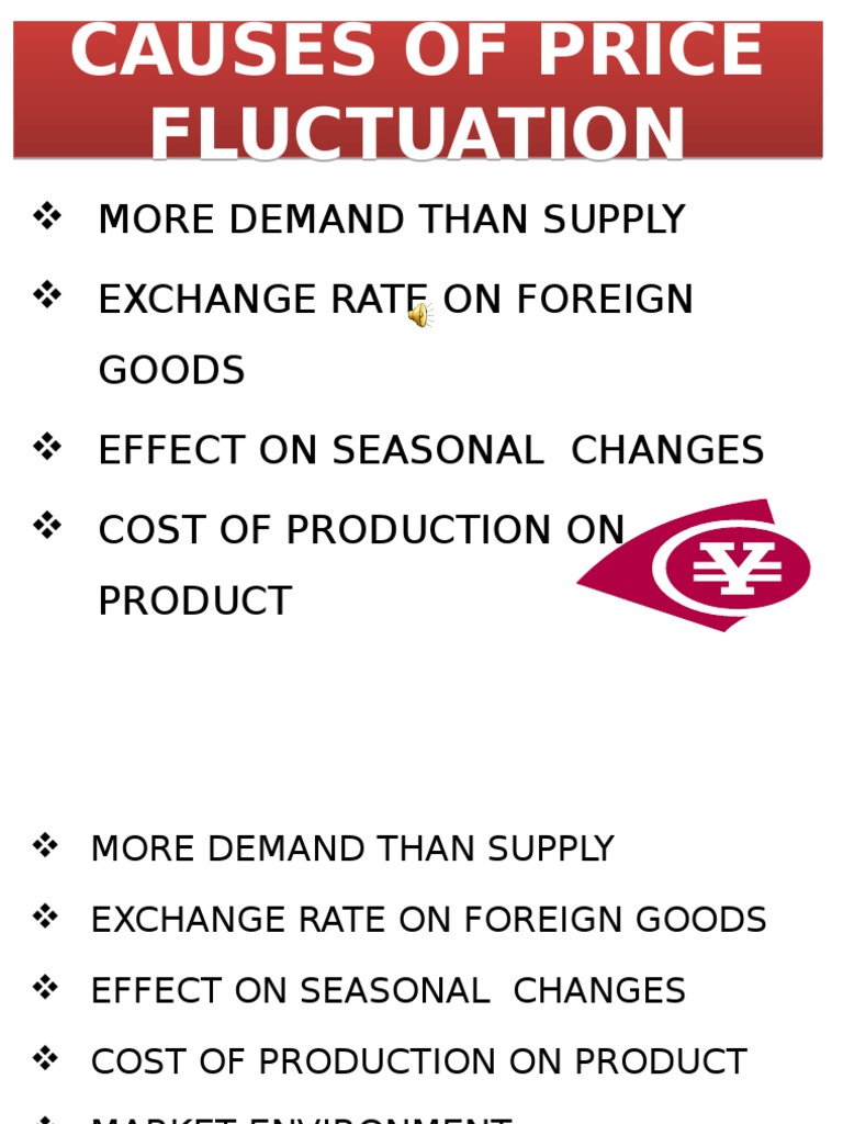 Causes of Price Fluctuation | PDF