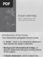 How To Write An Introductory Paragraph Using The Funnel Method | PDF ...