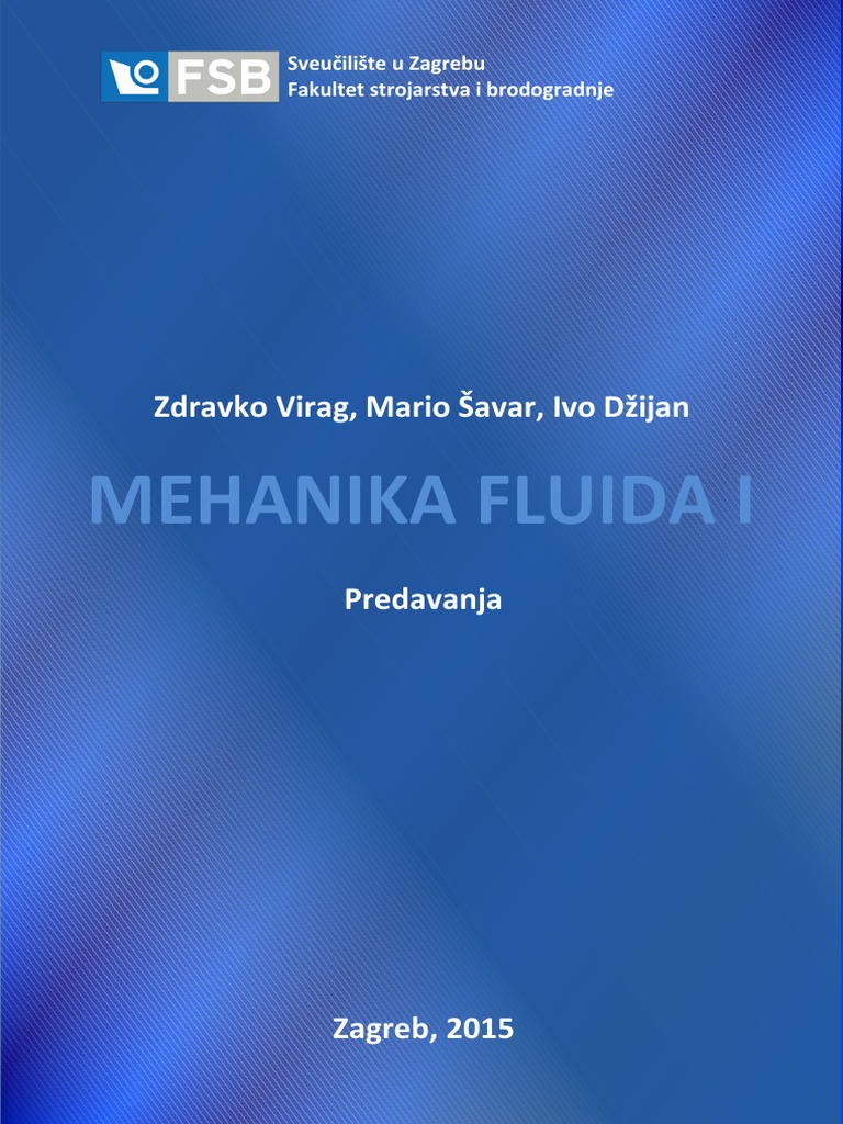 Mehanika Fluida I | PDF