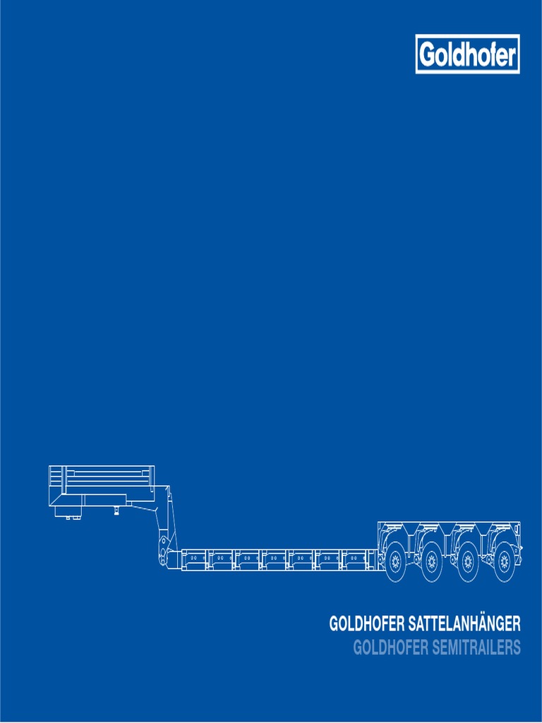 Goldhofer Sattelanhaenger - D e PDF | PDF