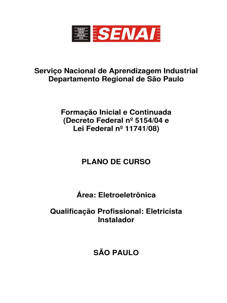 Eletricista Instalador Pdf Eletricista Eletricidade