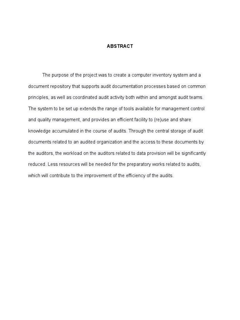 Sample Abstract | PDF