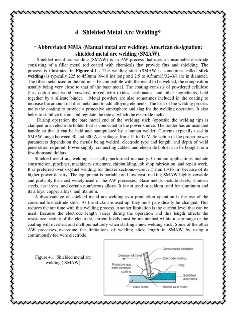 SMAW Lesson | PDF | Welding | Construction