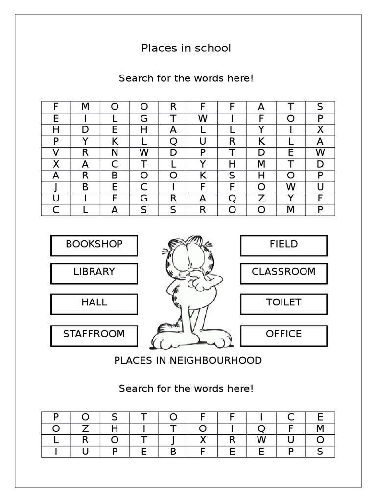 School and Neighborhood Places Guide | PDF