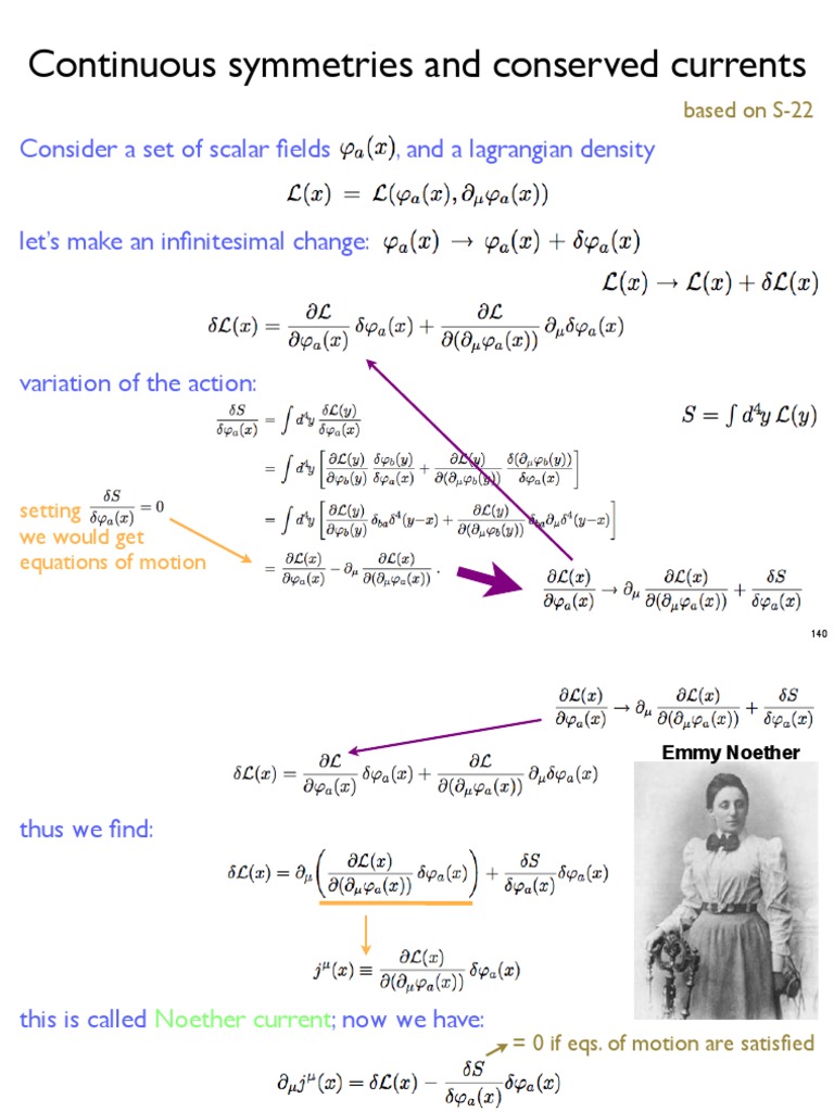 Nother Current | Download Free PDF | Noether's Theorem | Field (Physics)