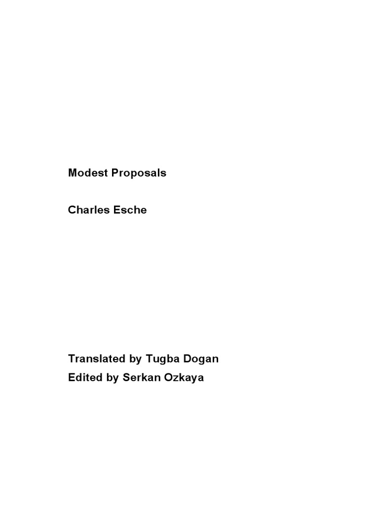 Modest Proposals Book-Libre | PDF | Capitalism | Liberalism