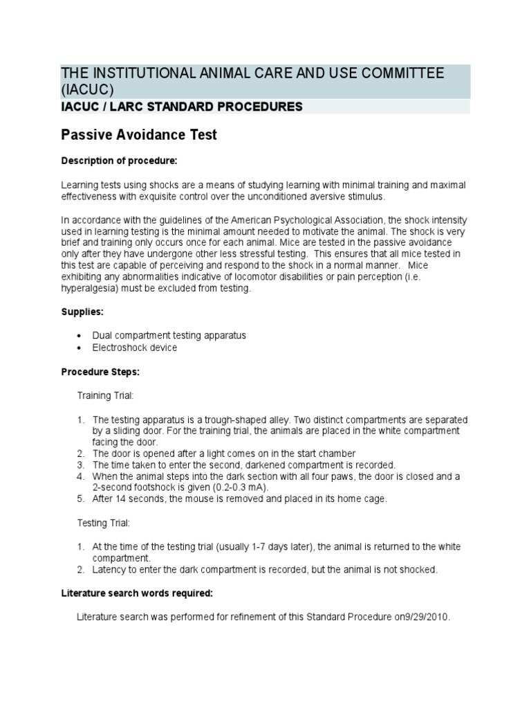 Jurnal Passive Avoidance Test | PDF | Science & Mathematics ...
