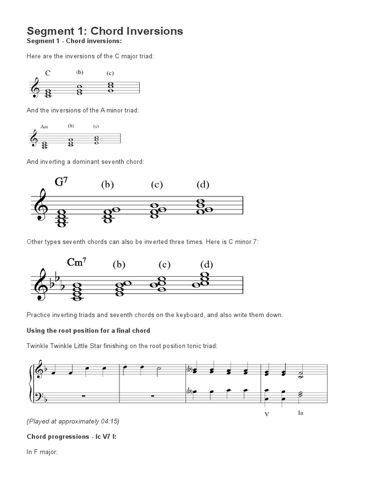 Fundamentals of music theory Lecture_5.pdf | Chord (Music) | Music ...