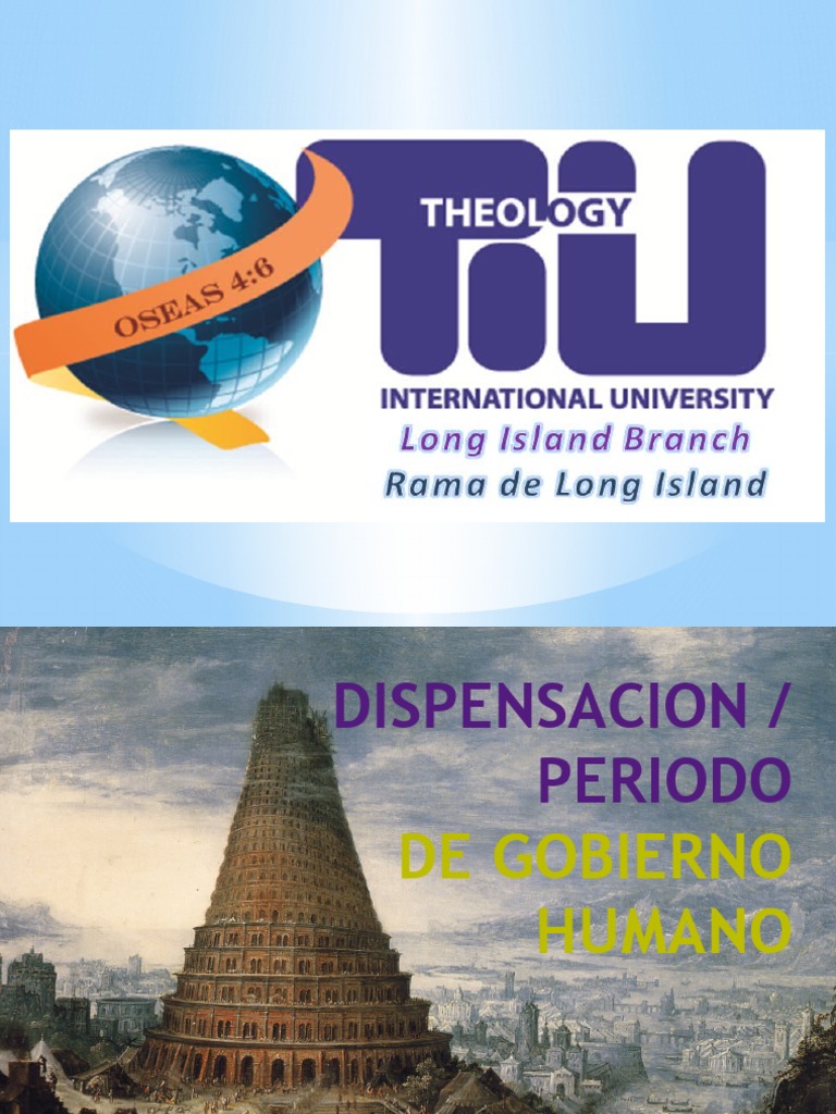 Dispensacion o Periodo de Gobierno Humano | PDF