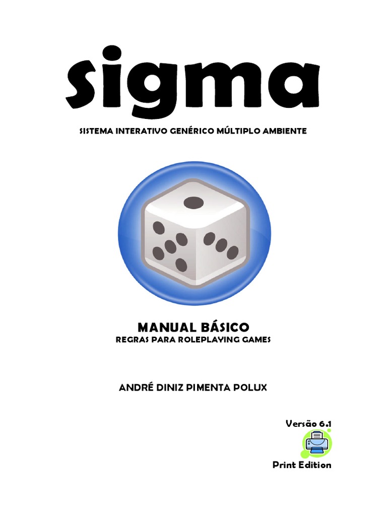 SIGMA - Manual Básico 6.1 | Jogos de RPG | Tempo
