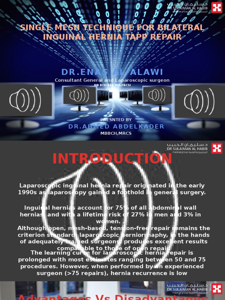 Single Mesh Lap Hernia | PDF | Medicine | Surgery
