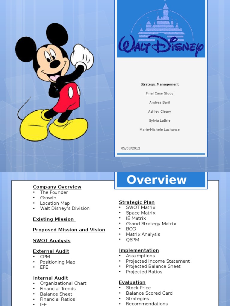 Strategic Management: Final Case Study Andrea Baril Ashley Cleary ...