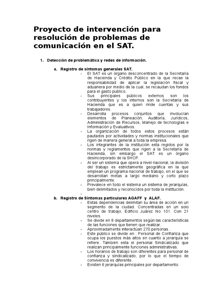 Comunicación en el AGAFF del SAT | PDF | Planificación | Comunicación