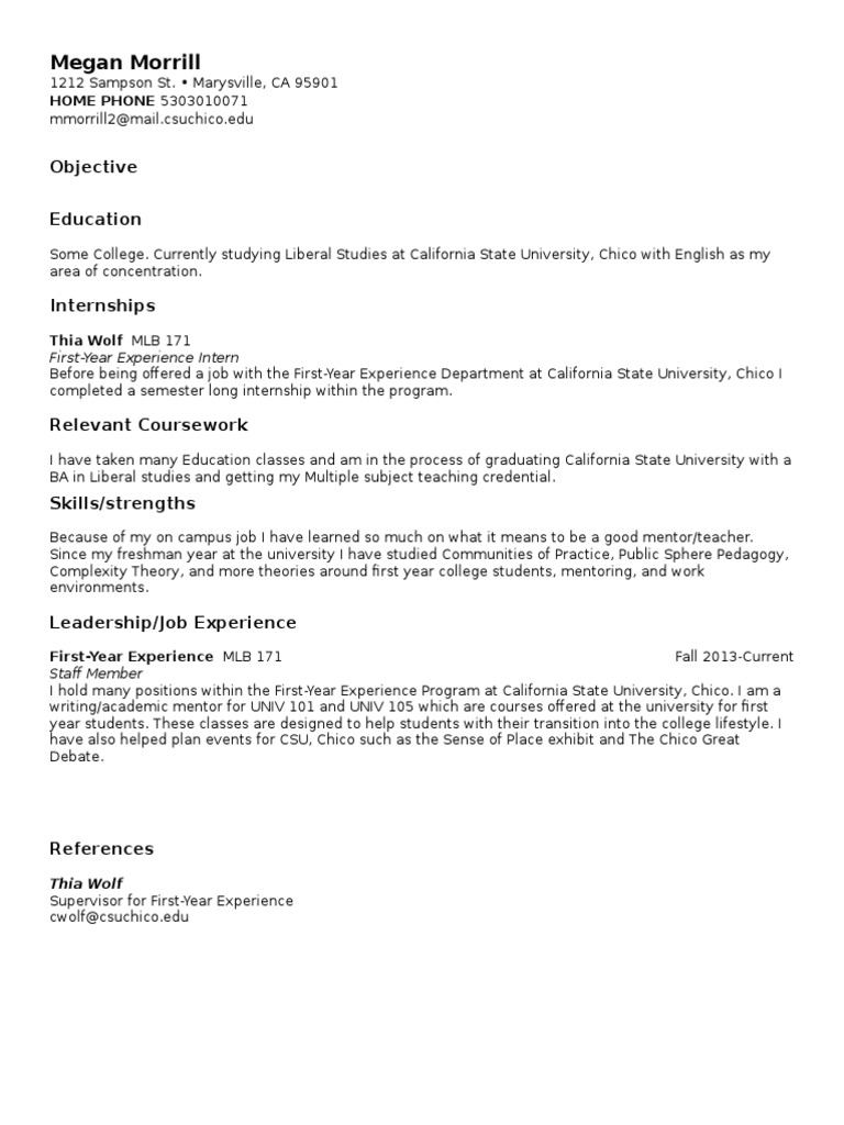 Megan - Resume | PDF