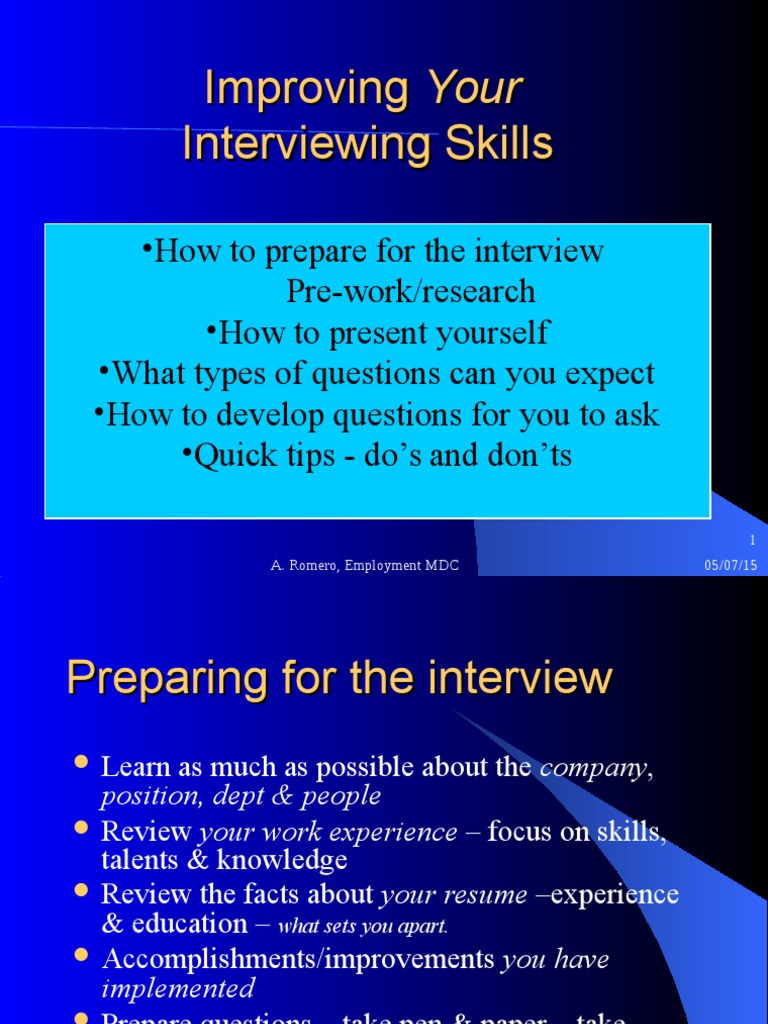 Interviewing Skills | PDF | Nonverbal Communication | Human Communication