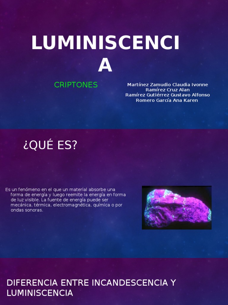 Luminiscencia | Fluorescencia | Elemento de tierras raras