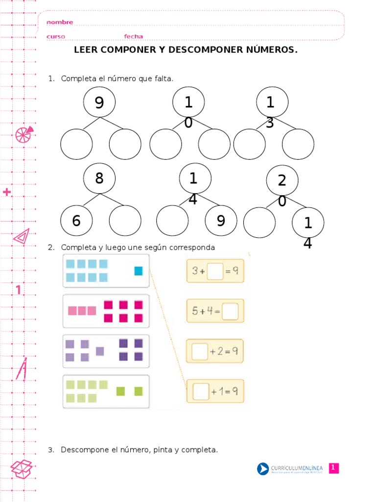 Componer y Descomponer Segundo Básico | PDF