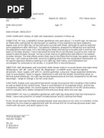 The Procedure Note - Laceration Repair | PDF | Wound | Surgical Suture