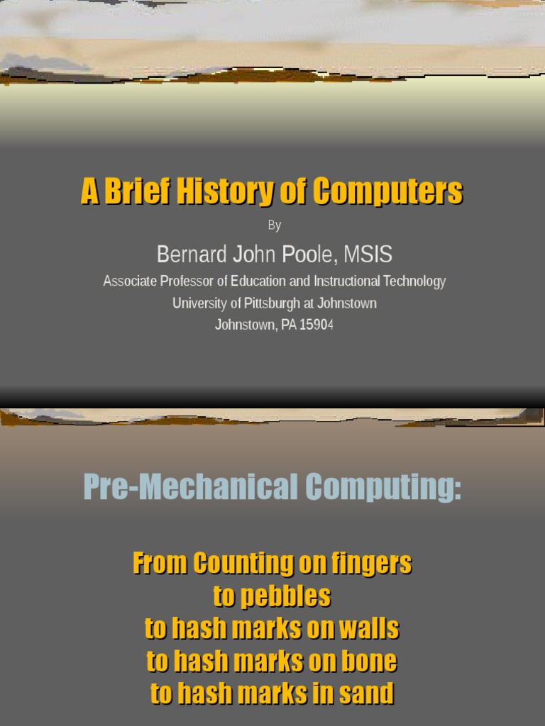 A Brief History of Computers | Download Free PDF | Office Equipment ...