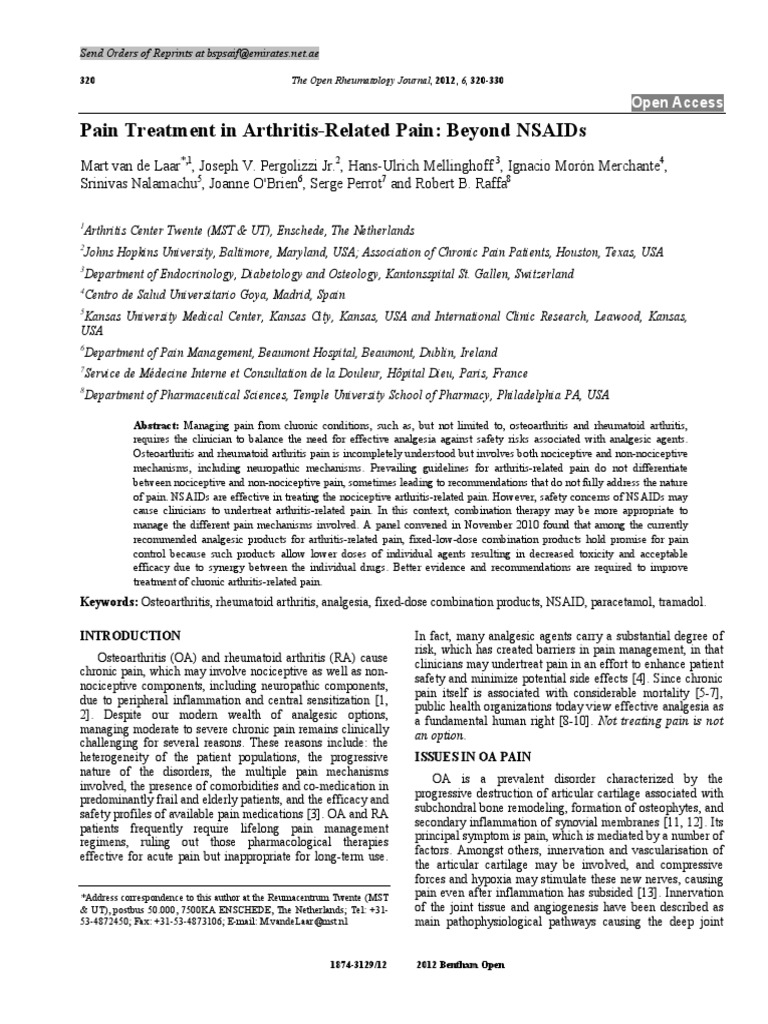 Pain and Reumatic Disease | PDF | Analgesic | Opioid