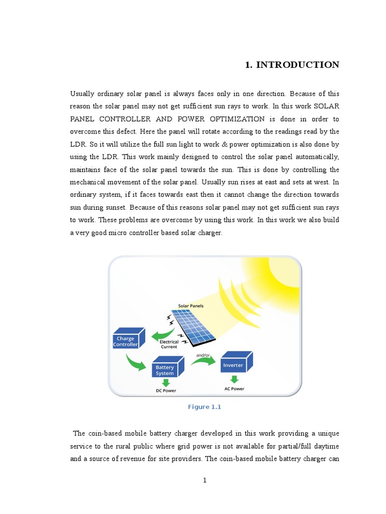 Report On Coin Based Mobile Charger | PDF | Photovoltaics ...