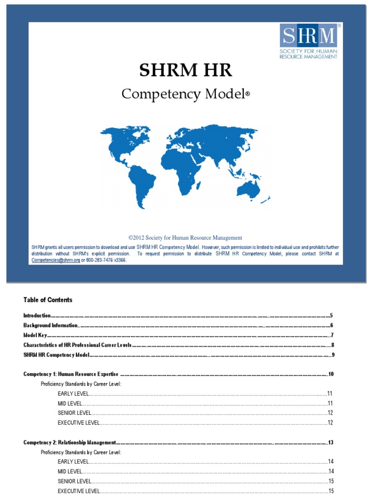 Competency Model 10 0 6 3 | PDF | Competence (Human Resources) | Human ...