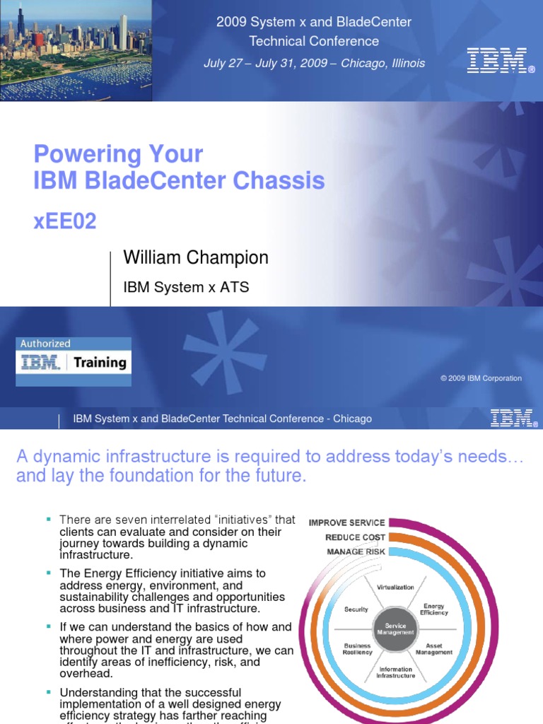 Powering Your IBM BladeCenter Chassis | PDF | Computer Engineering ...