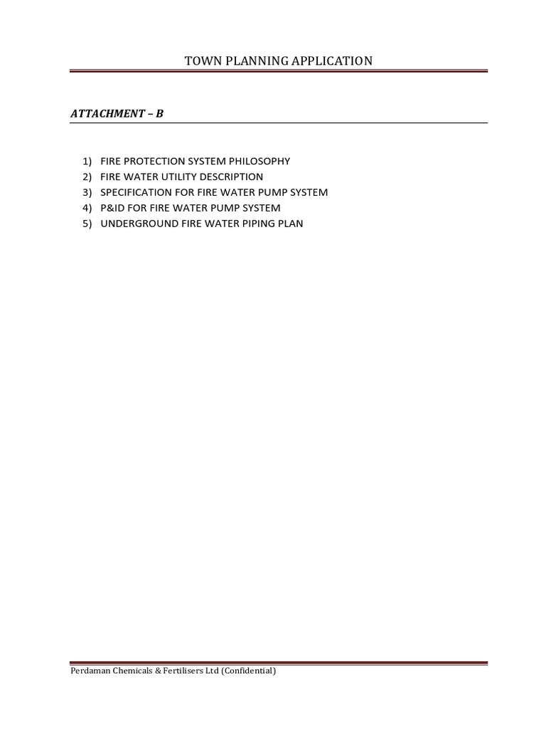 Perdaman-Attachment-B Fire System | PDF | Fire Sprinkler System | Valve