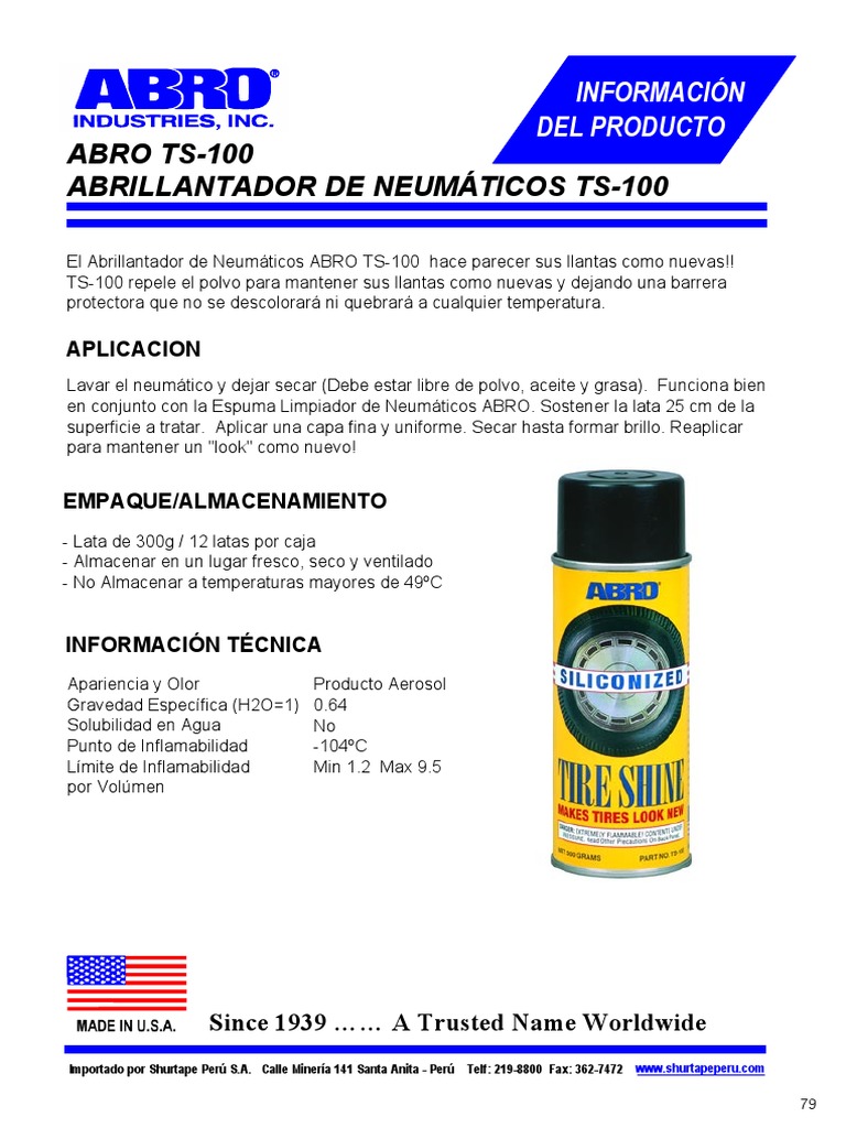 02 Catalogo Abro | Lubricante | Petróleo