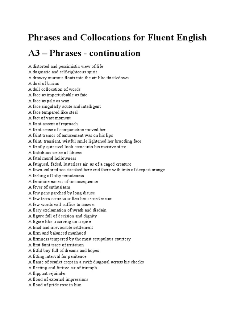 Fluent English Phrases Guide | PDF | Foreign Language Studies